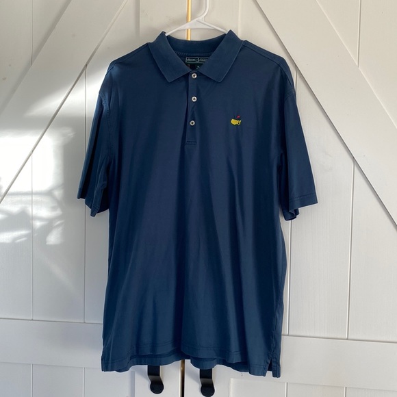 Masters | Shirts | Masters Polo Xl Navy Blue | Poshmark